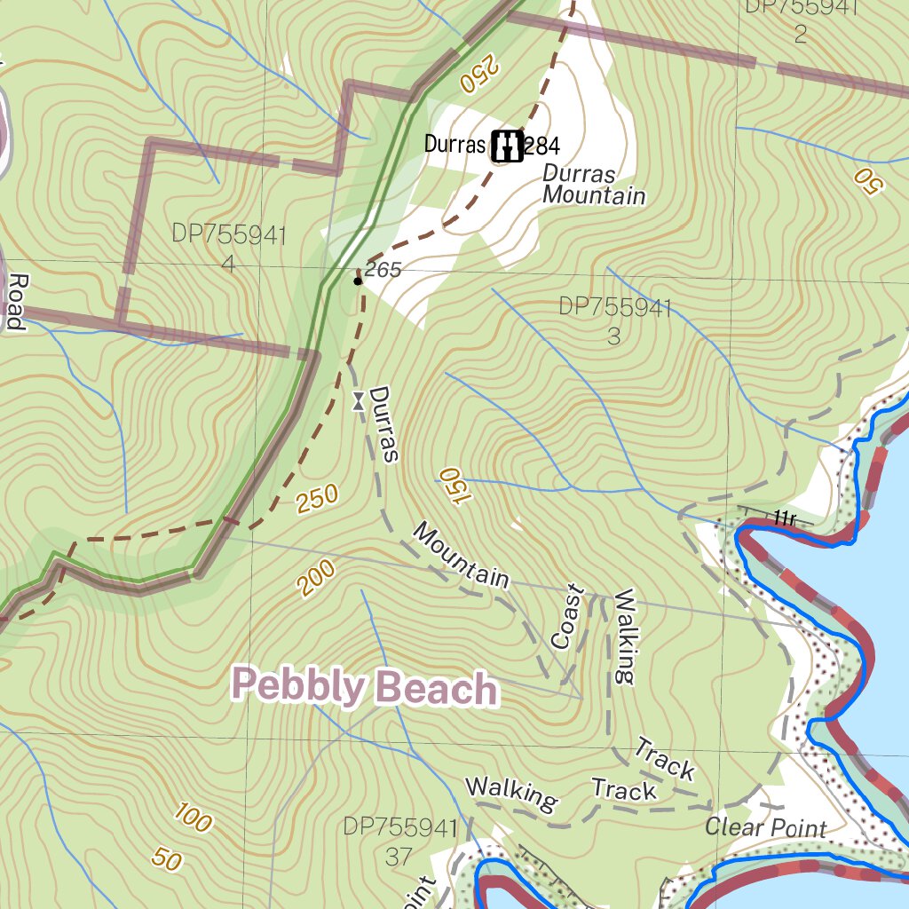 Kioloa 8926-1N Map by NSW Government Spatial Services | Avenza Maps