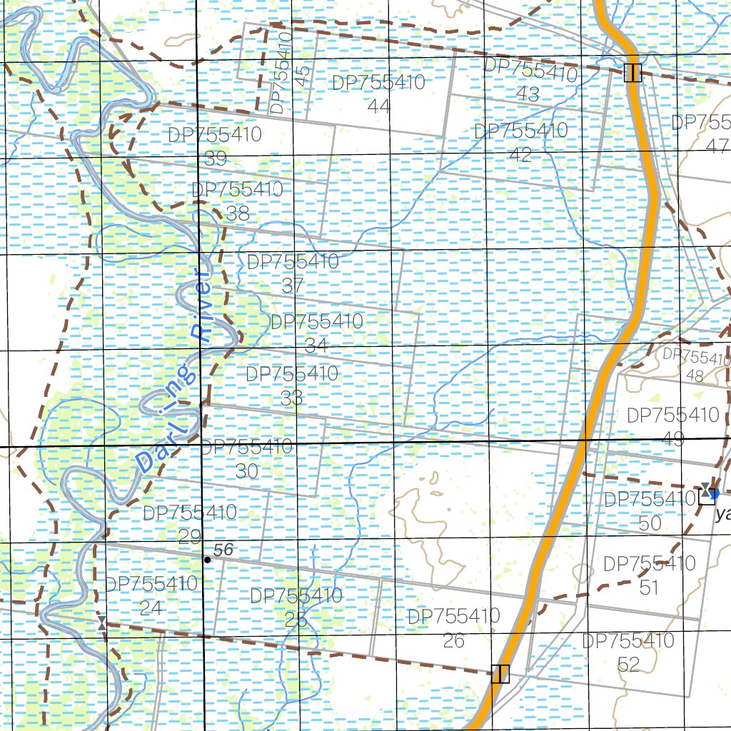 Lake Tandou 7332 Map by NSW Government Spatial Services | Avenza Maps