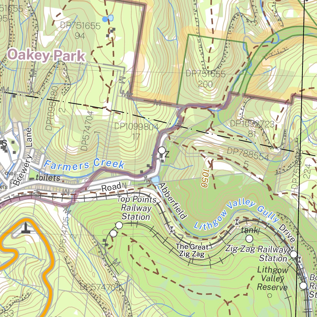 Lithgow 8931-3S Map by NSW Government Spatial Services | Avenza Maps