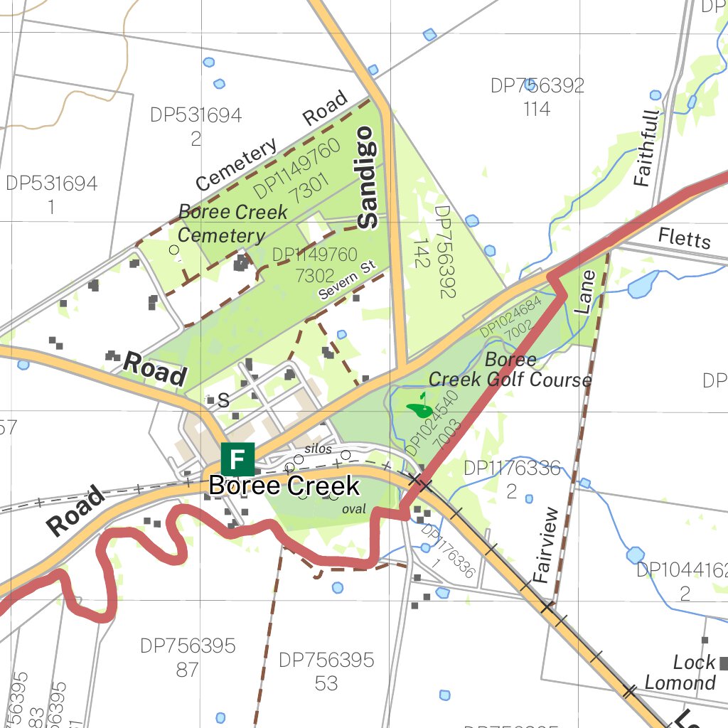 Lockhart 8227-N Map by NSW Government Spatial Services | Avenza Maps