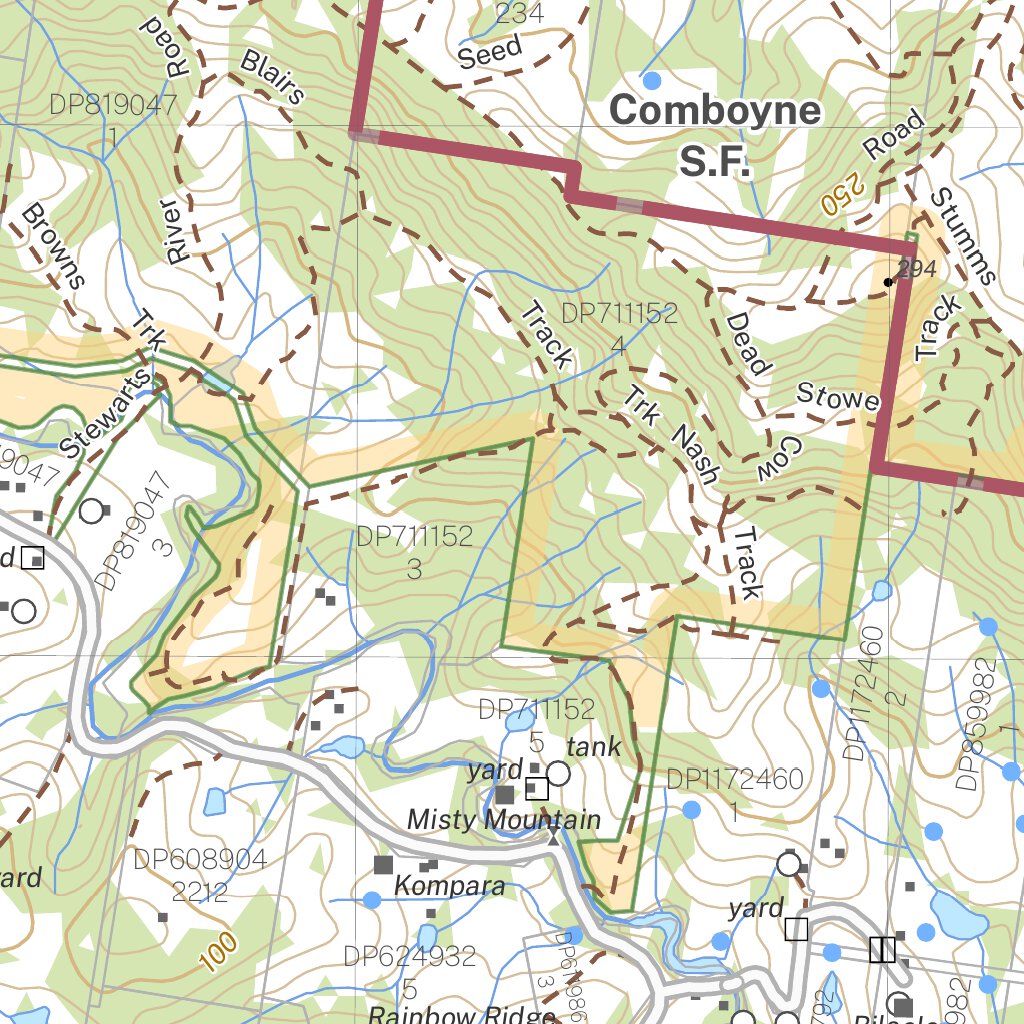 Lorne 9434-4S Map by NSW Government Spatial Services | Avenza Maps