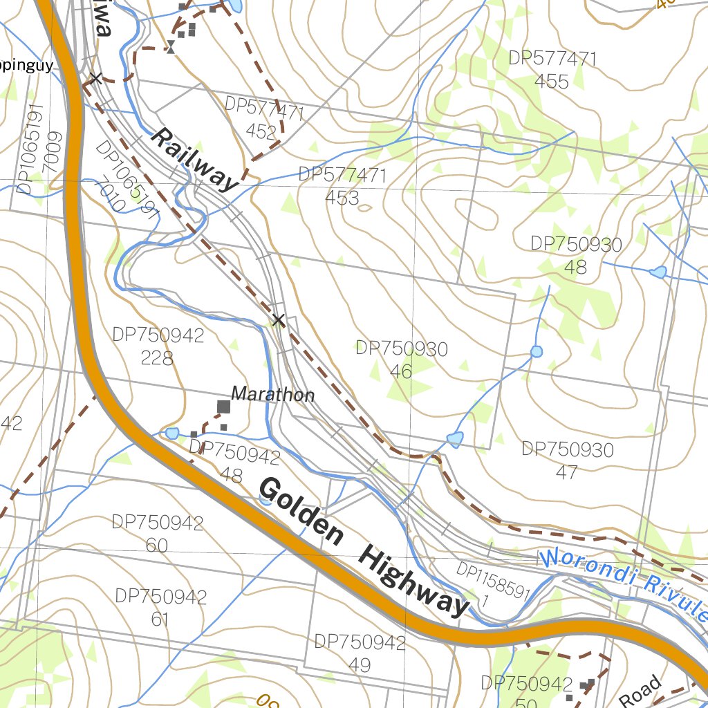 Merriwa 8933-1S Map by NSW Government Spatial Services | Avenza Maps