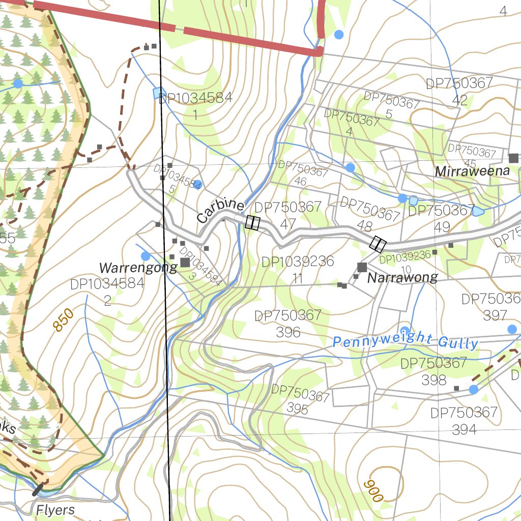 Millthorpe 8731-3S Map by NSW Government Spatial Services | Avenza Maps