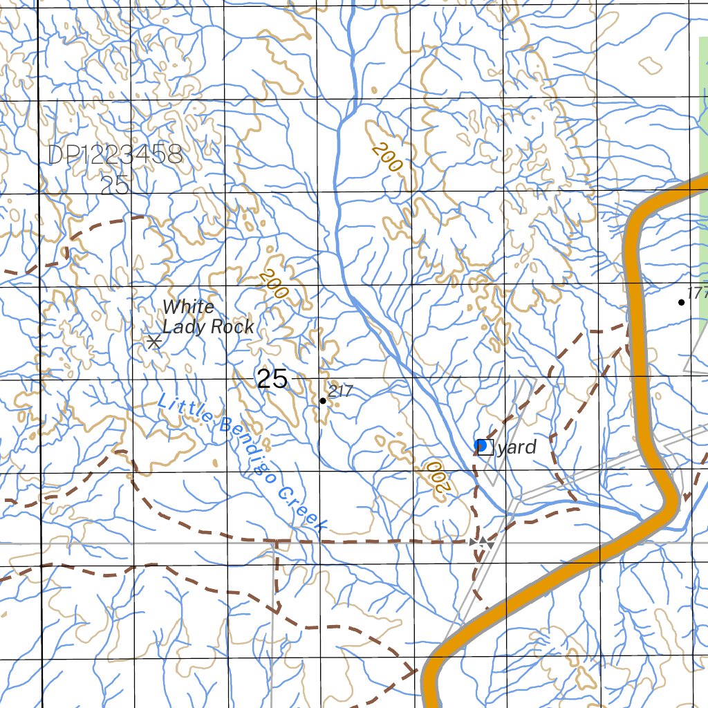 Milparinka 7238 Map by NSW Government Spatial Services | Avenza Maps