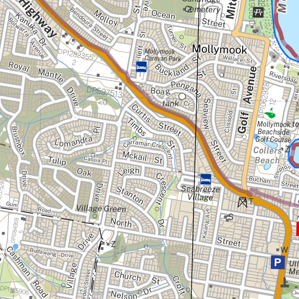 Milton 8927-2N Map by NSW Government Spatial Services | Avenza Maps