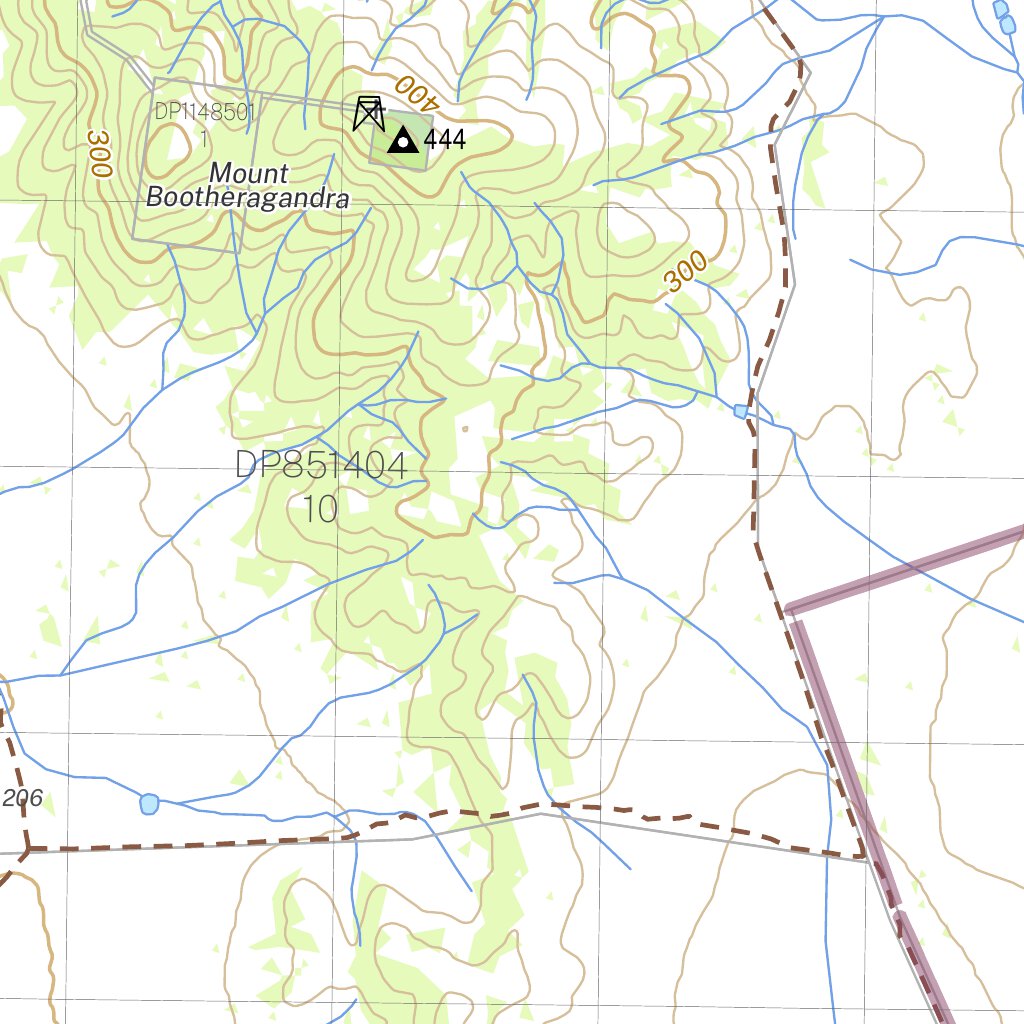 Monia Gap 8030-N Map by NSW Government Spatial Services | Avenza Maps