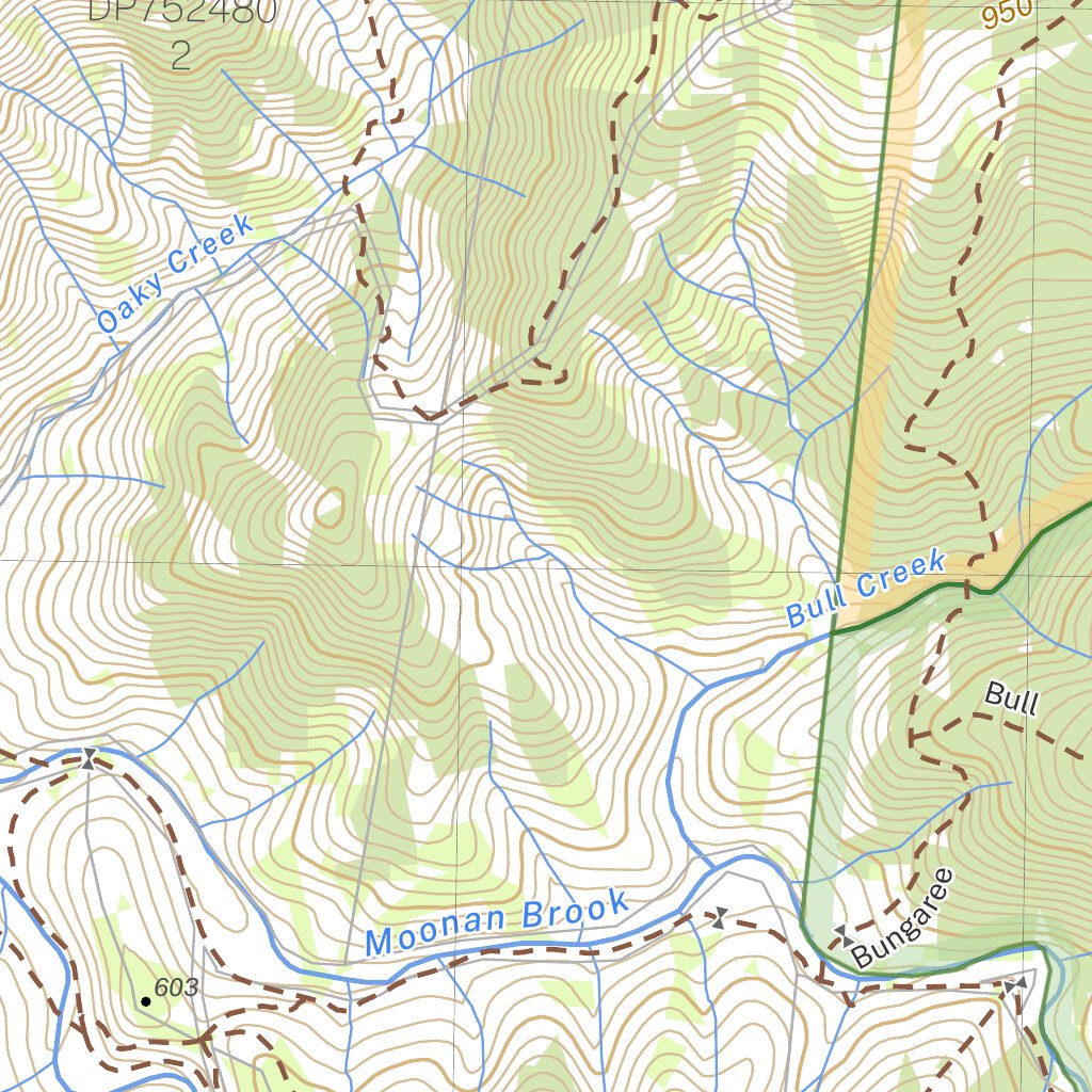 Moonan Brook 9134-2S Map by NSW Government Spatial Services | Avenza Maps