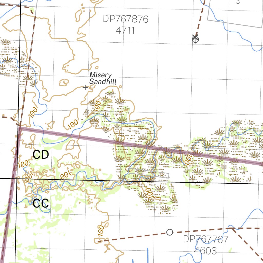 Mossgiel 7831 Map by NSW Government Spatial Services | Avenza Maps
