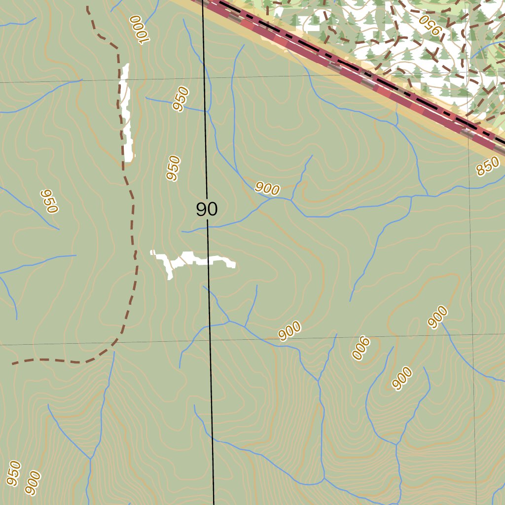 Mount Tennyson 8723-4S Map by NSW Government Spatial Services | Avenza Maps