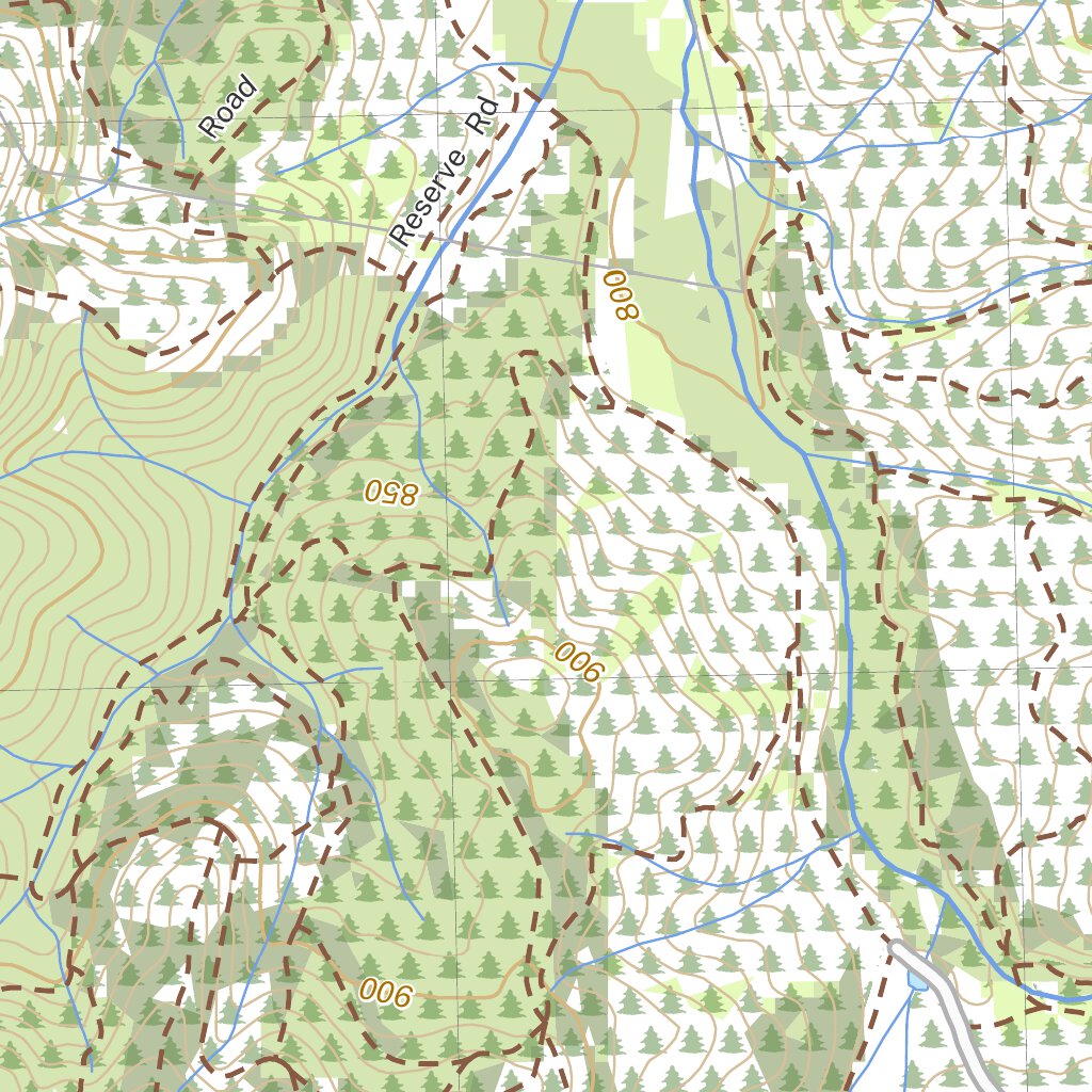 Mount Tennyson 8723-4S Map by NSW Government Spatial Services | Avenza Maps