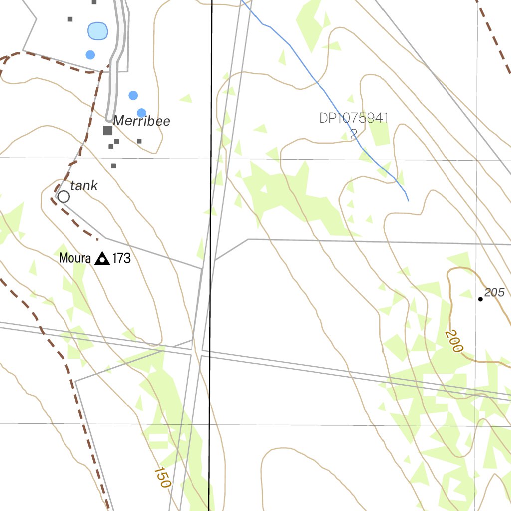 Moura 8129-2N Map by NSW Government Spatial Services | Avenza Maps
