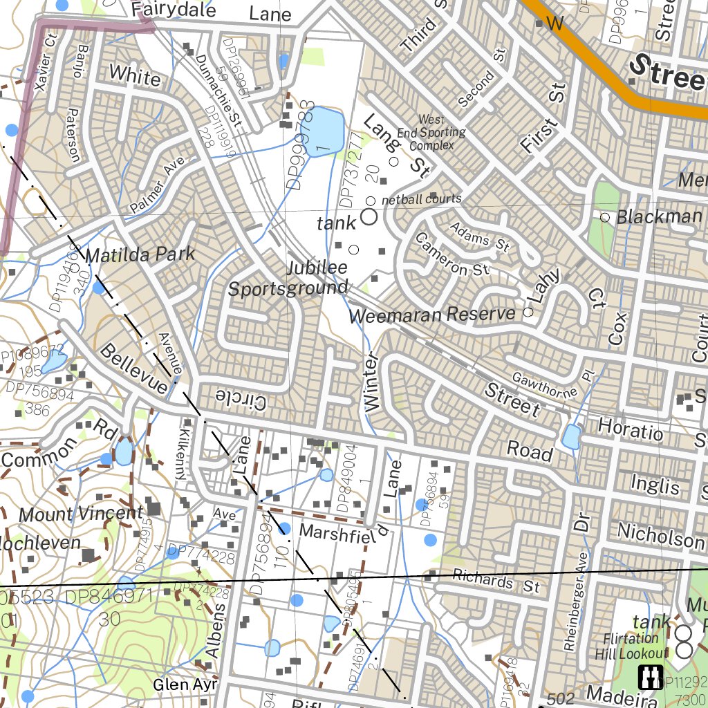 Mudgee 8832-4N Map by NSW Government Spatial Services | Avenza Maps