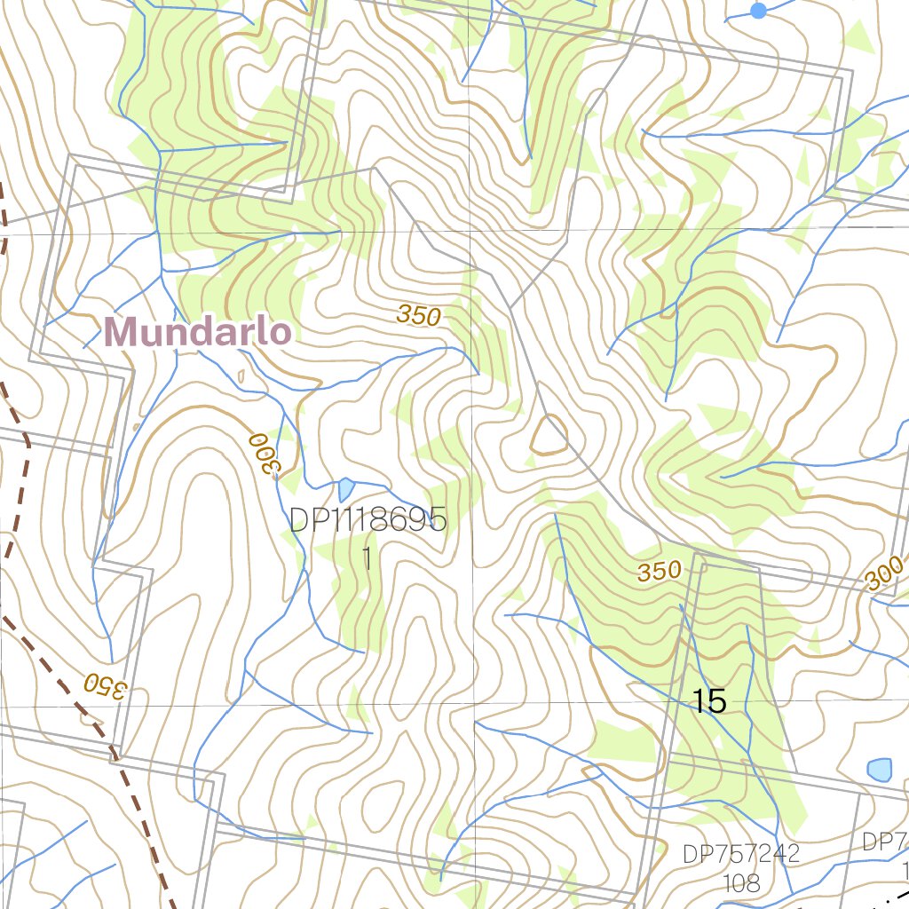Nangus 8427-1N Map by NSW Government Spatial Services | Avenza Maps