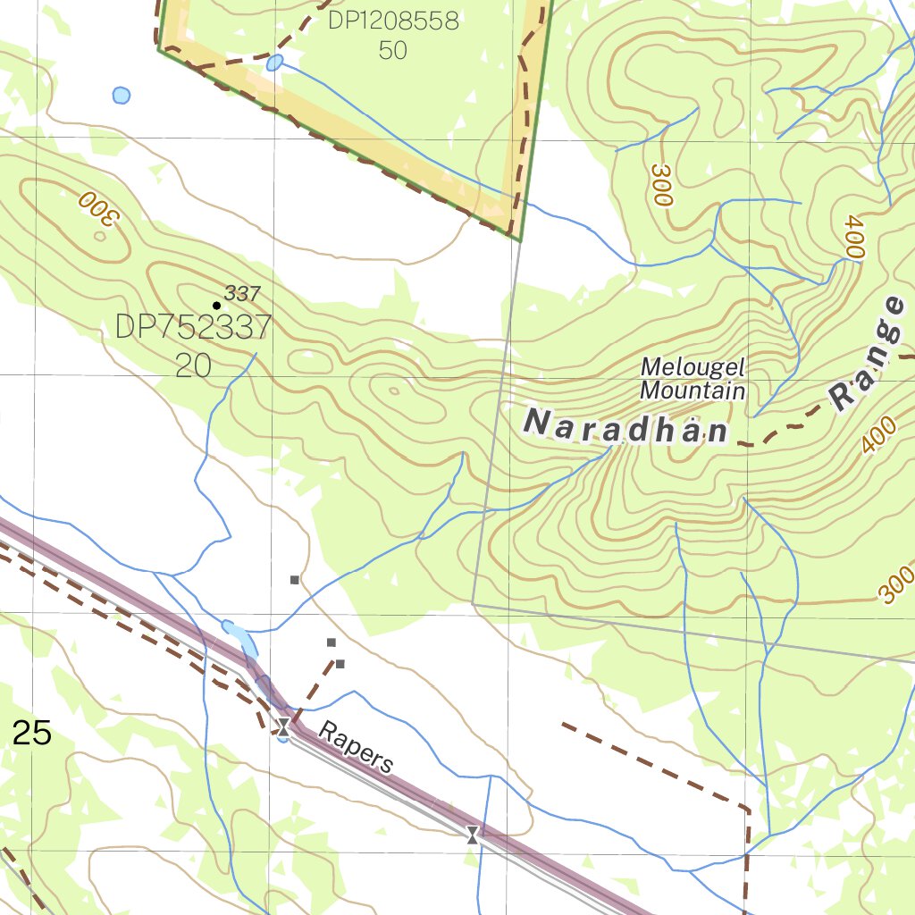 Naradhan 8130-N Map by NSW Government Spatial Services | Avenza Maps