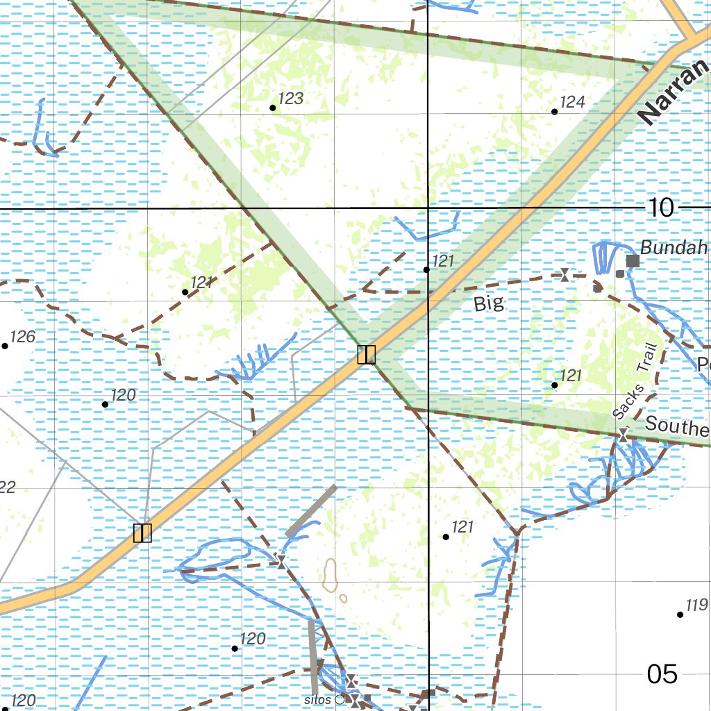 Narran 8338 Map by NSW Government Spatial Services | Avenza Maps