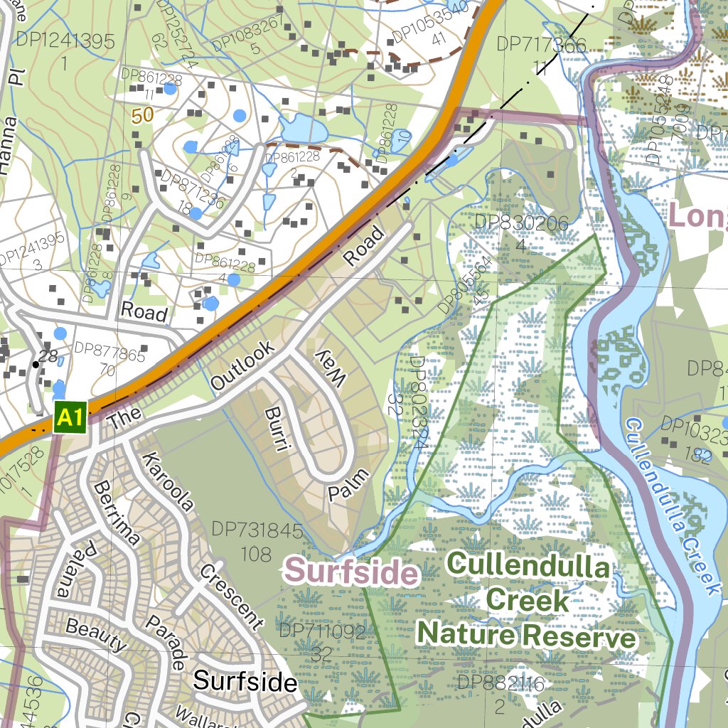 Nelligen 8926-4S Map by NSW Government Spatial Services | Avenza Maps