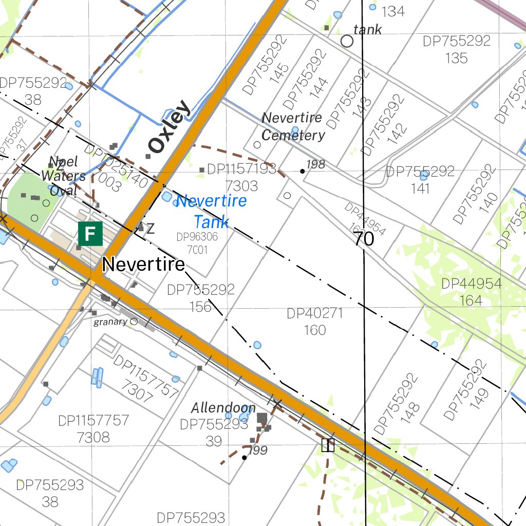 Nevertire 8434-S Map by NSW Government Spatial Services | Avenza Maps