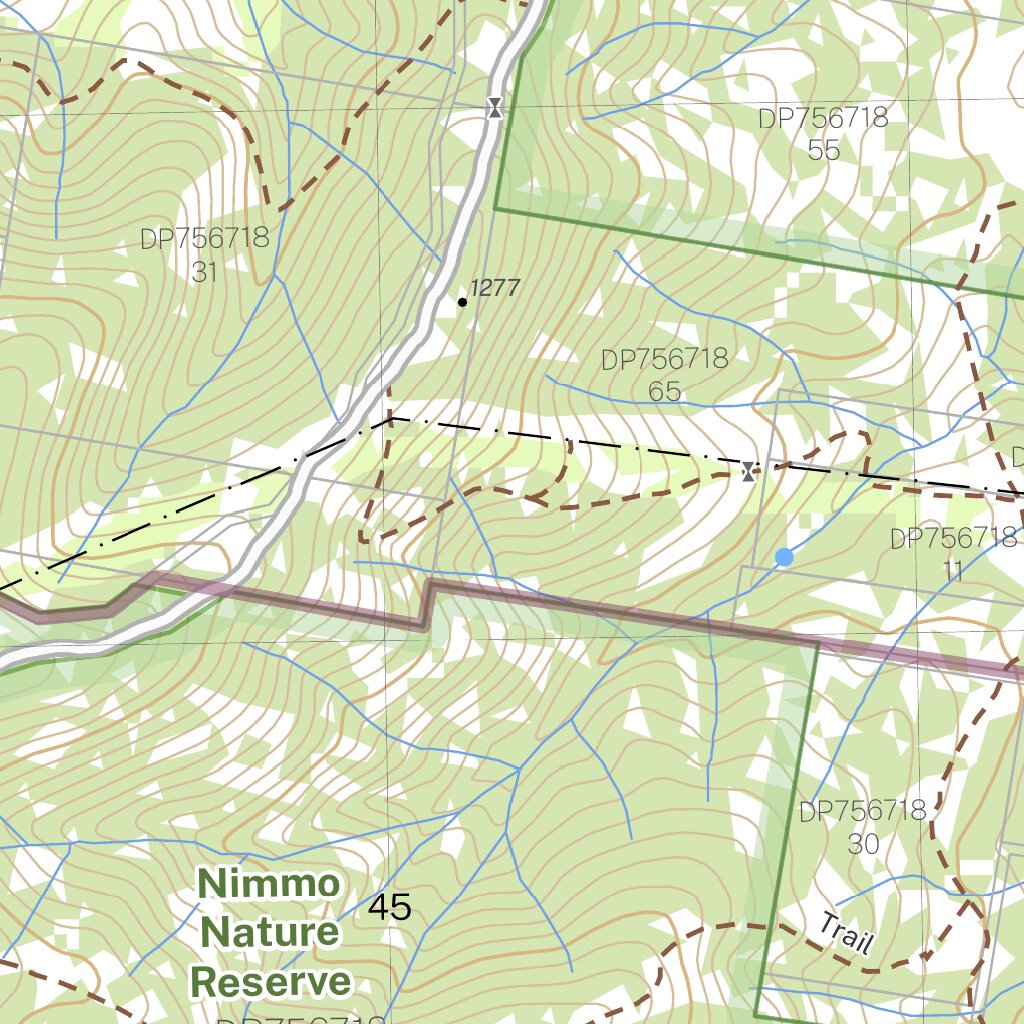 Nimmo Plain 8625-4S Map by NSW Government Spatial Services | Avenza Maps