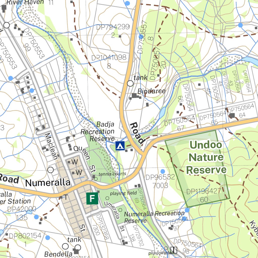Numeralla 8725-1S Map by NSW Government Spatial Services | Avenza Maps