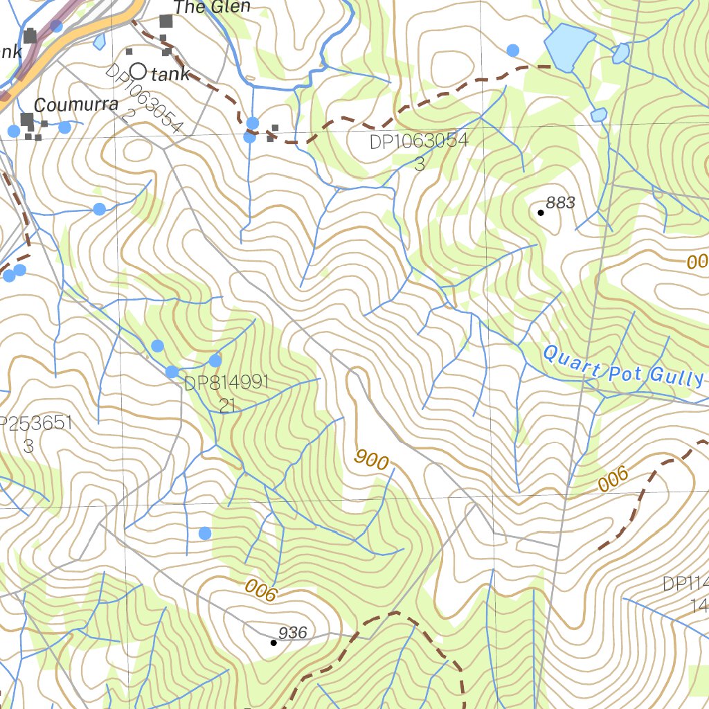 Peel 8831-3N Map by NSW Government Spatial Services | Avenza Maps