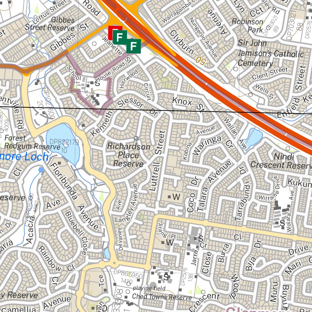 Penrith 9030-3N Map by NSW Government Spatial Services | Avenza Maps
