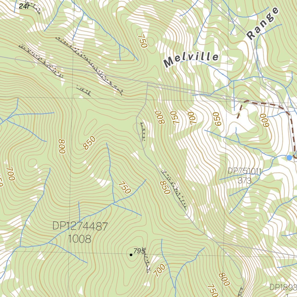 Piallaway 9035-4S Map by NSW Government Spatial Services | Avenza Maps