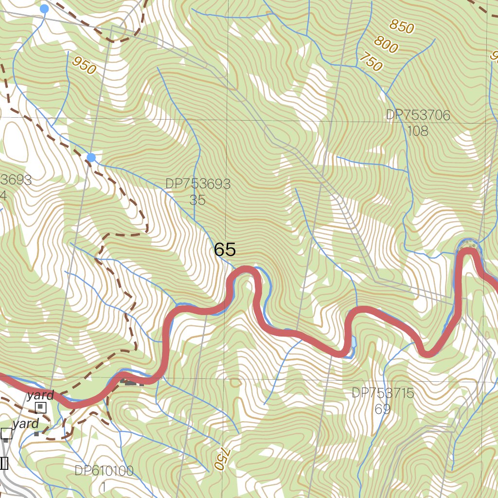 Pigna Barney 9234-3N Map by NSW Government Spatial Services | Avenza Maps
