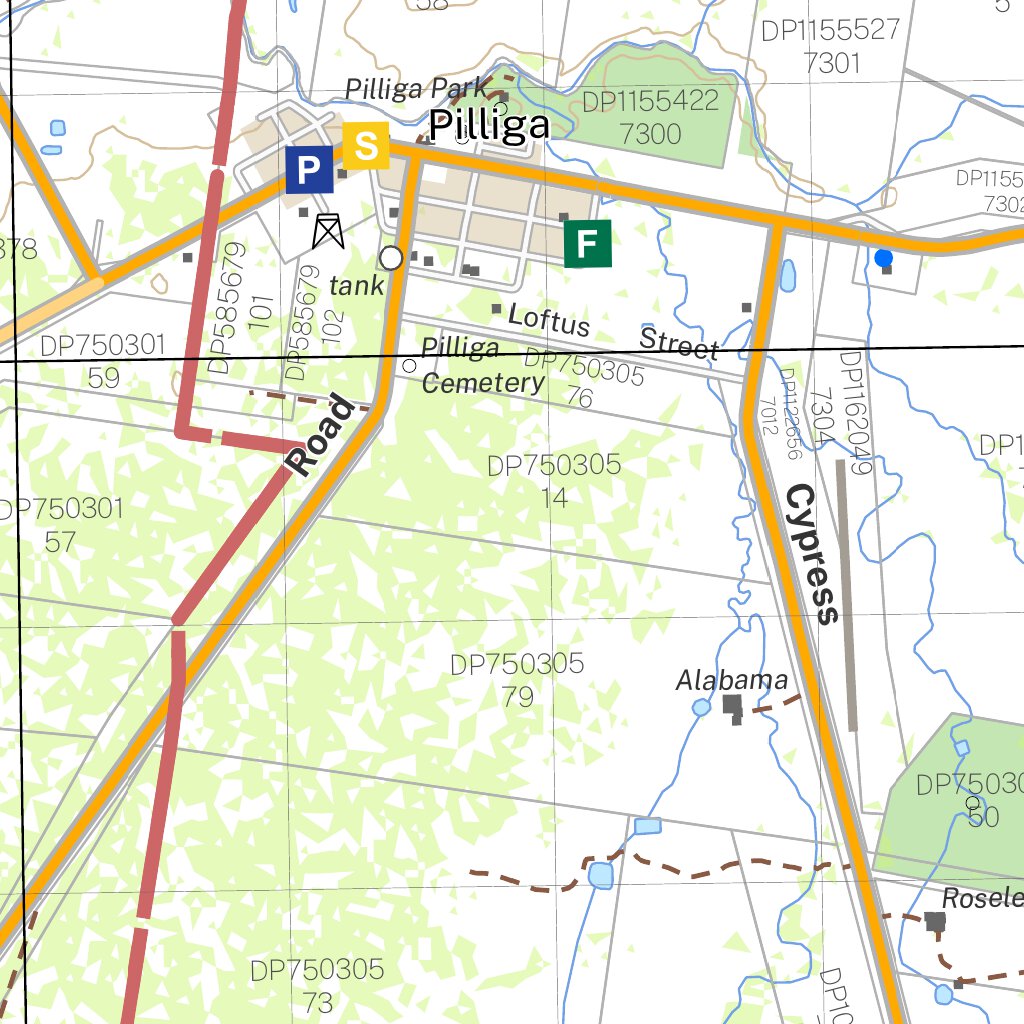 Pilliga 8637-S Map by NSW Government Spatial Services | Avenza Maps