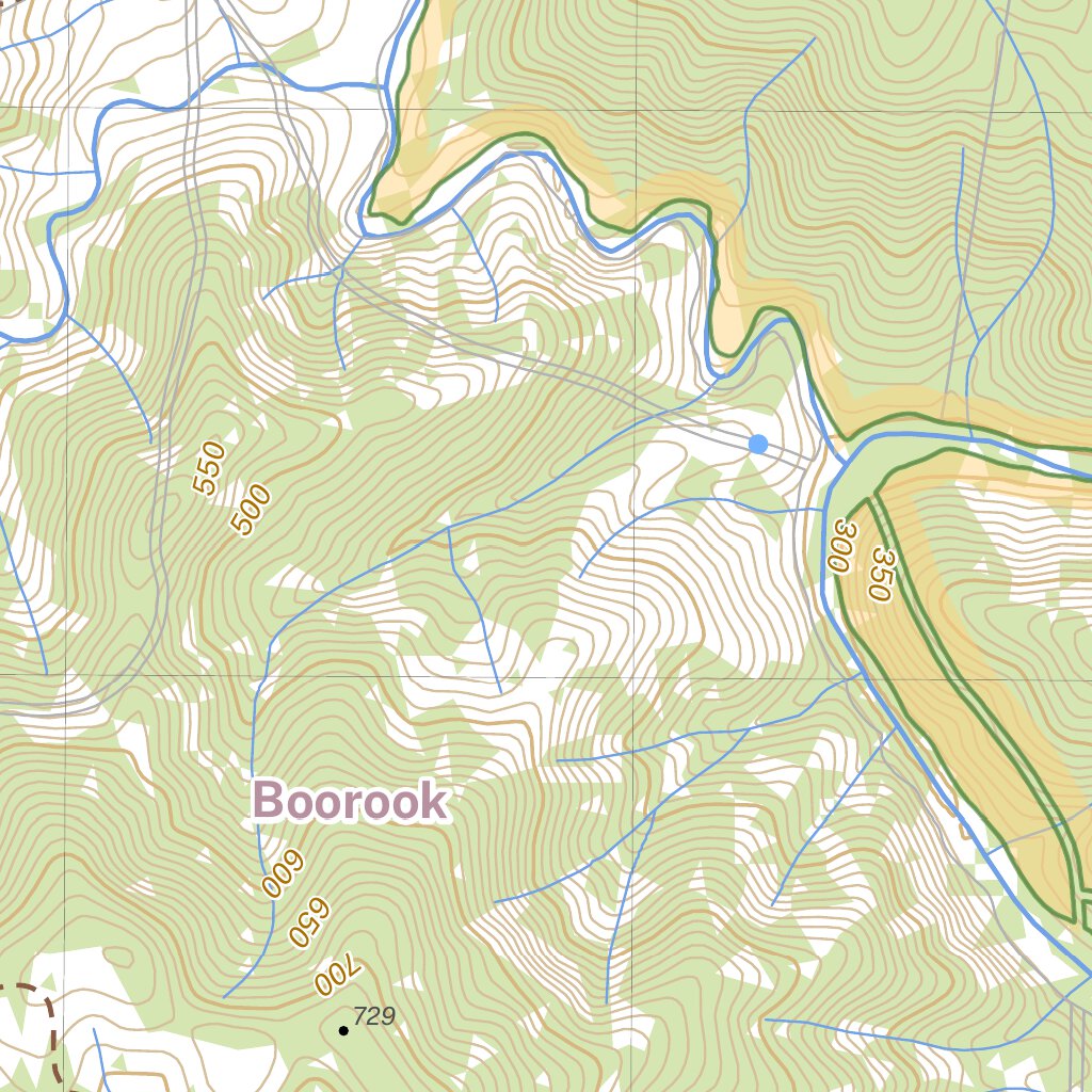 Pretty Gully 9340-2N Map by NSW Government Spatial Services | Avenza Maps