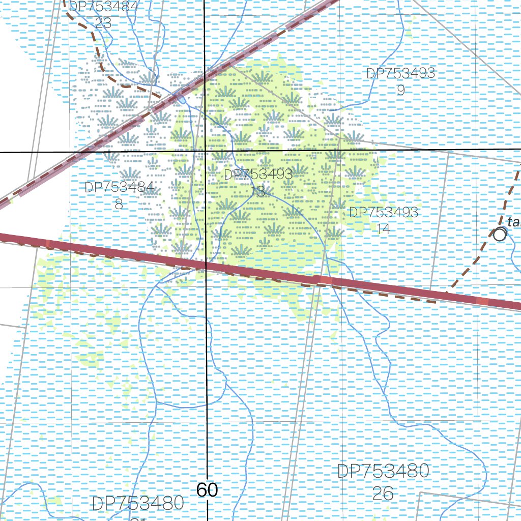 Quambone 8436-S Map by NSW Government Spatial Services | Avenza Maps