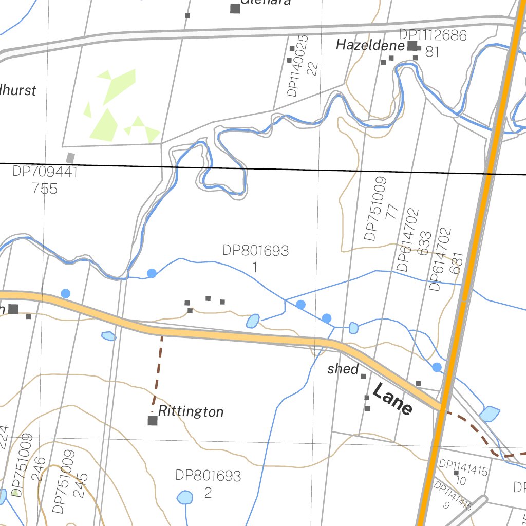 Quipolly 9035-3S Map by NSW Government Spatial Services | Avenza Maps