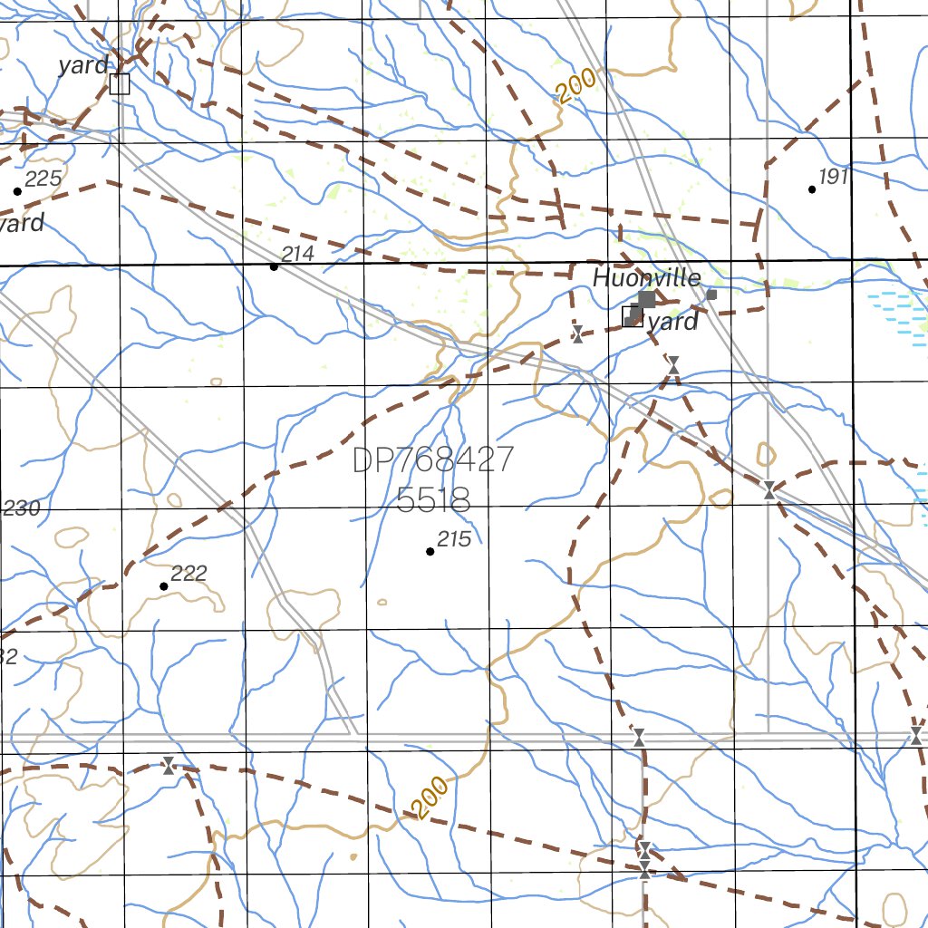 Redan 7233 Map by NSW Government Spatial Services | Avenza Maps