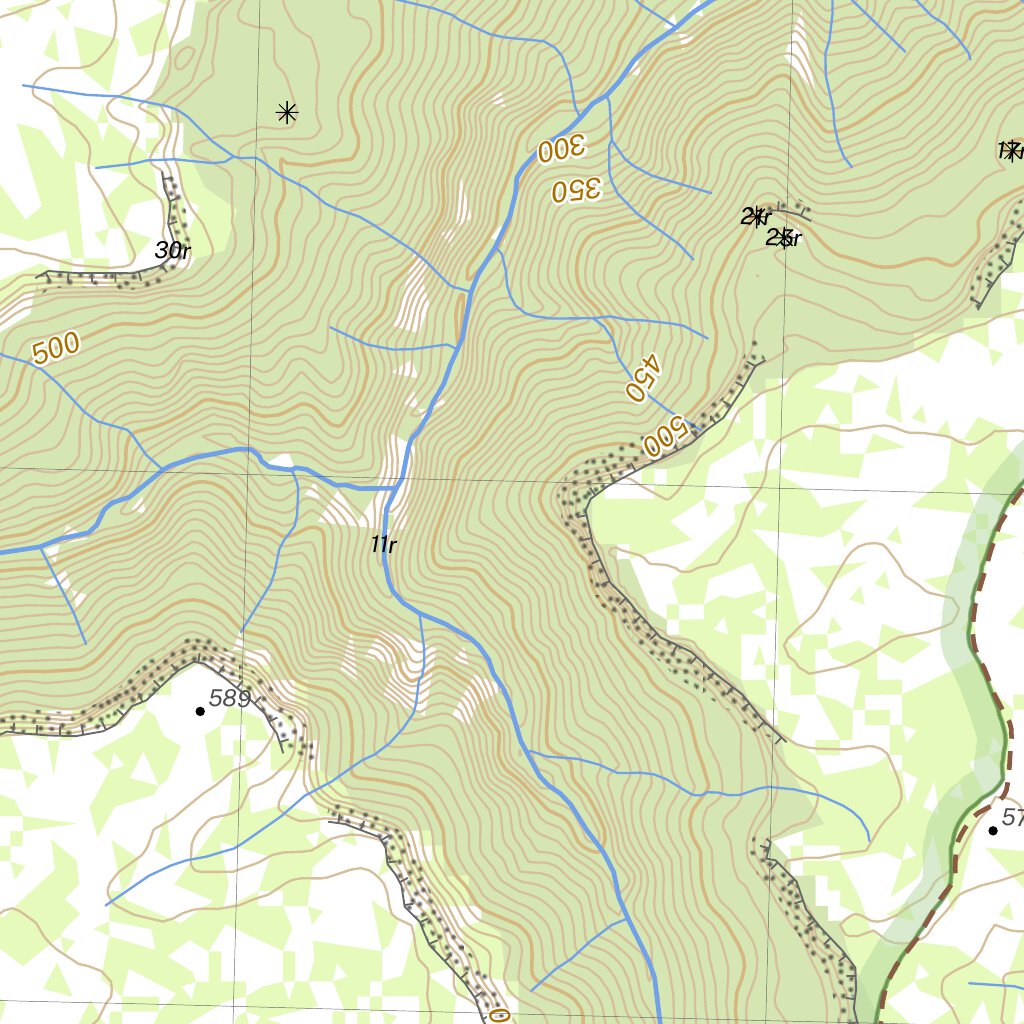 Sassafras 8927-1N Map by NSW Government Spatial Services | Avenza Maps