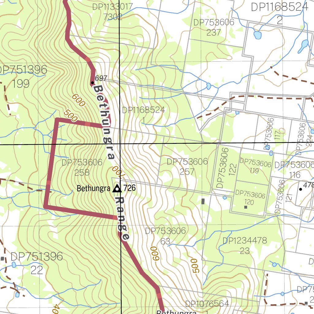 Sebastopol 8428-N Map by NSW Government Spatial Services | Avenza Maps