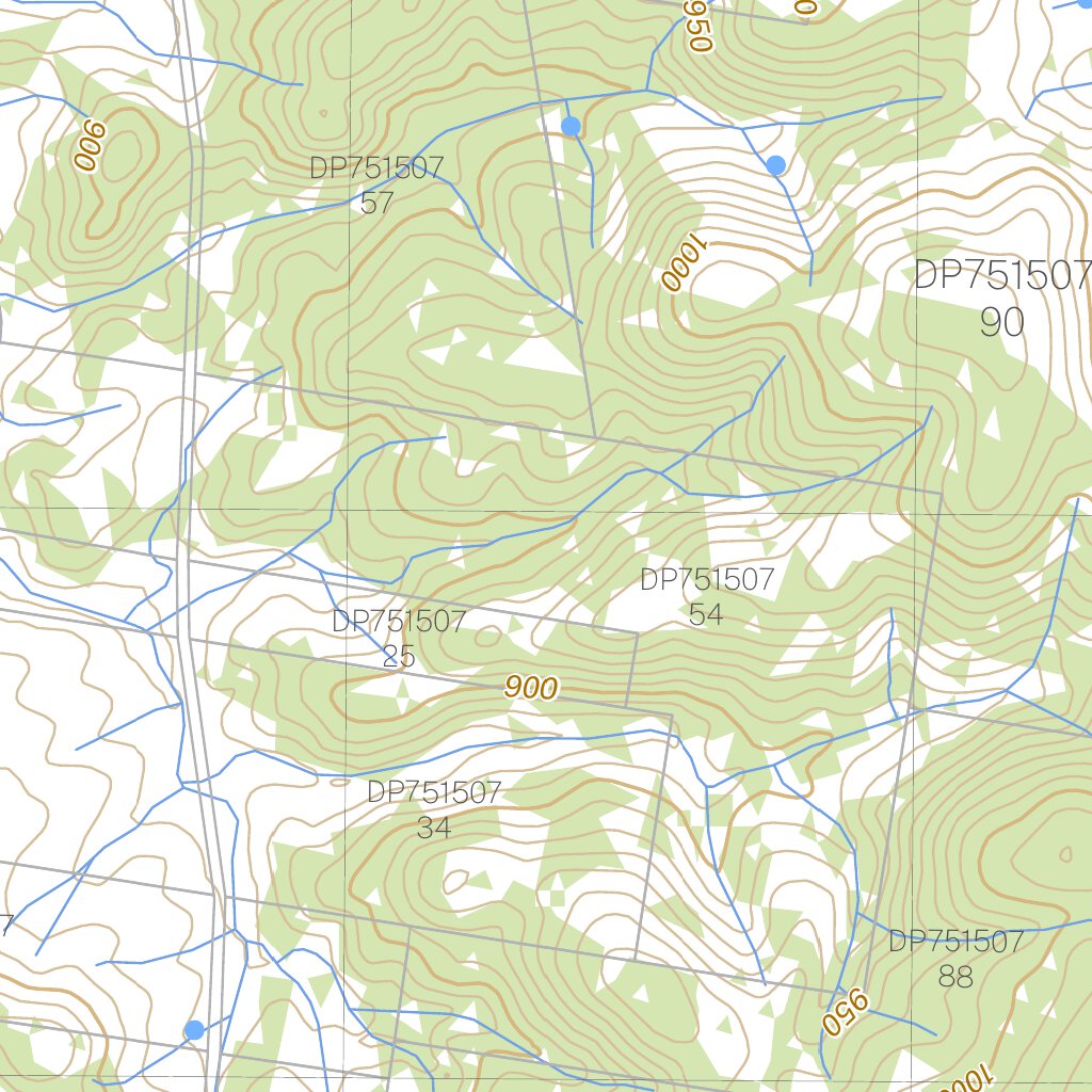 Tenterfield 9339-4N Map by NSW Government Spatial Services | Avenza Maps