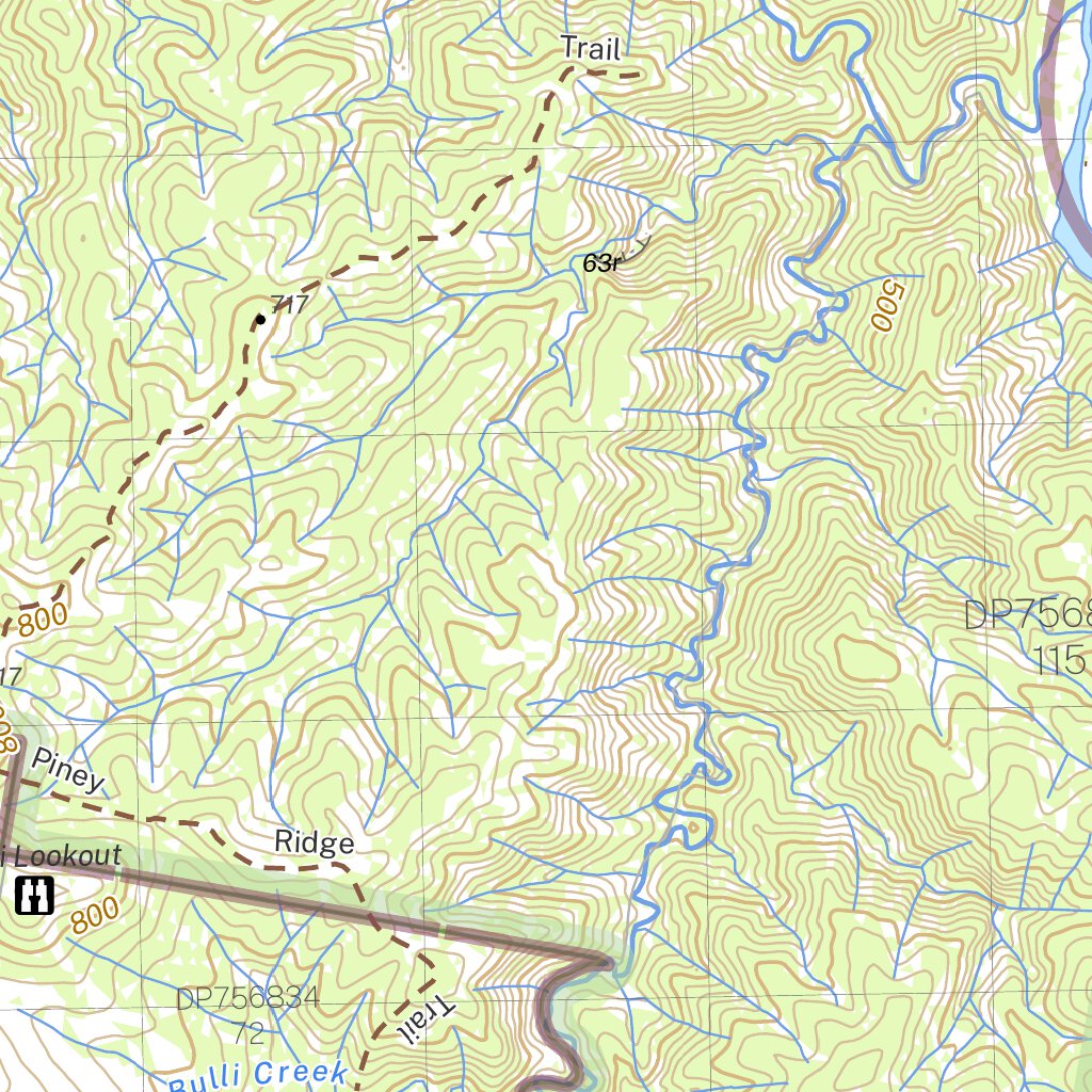 Tombong 8624-S Map by NSW Government Spatial Services | Avenza Maps