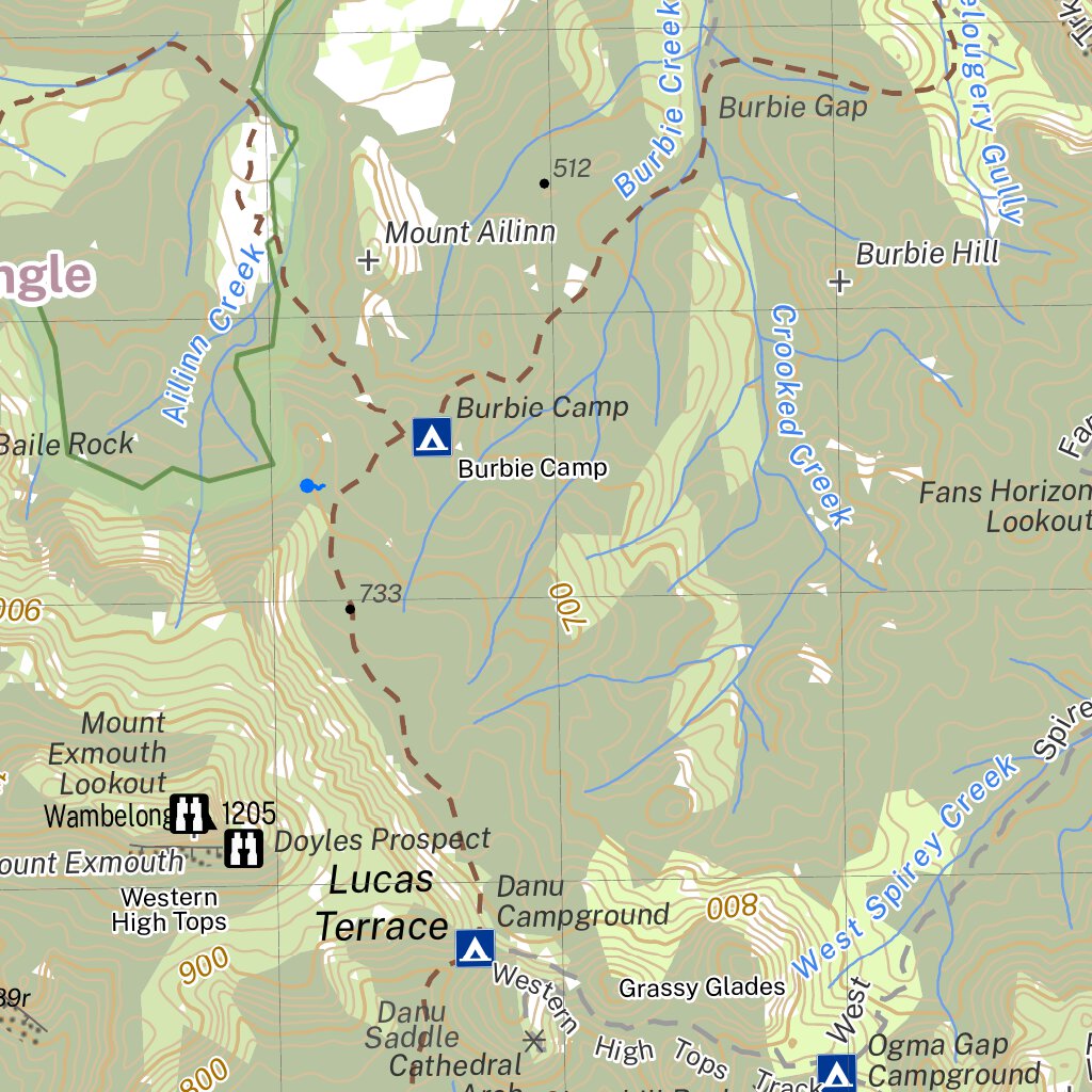 Tooraweenah 8635-S Map by NSW Government Spatial Services | Avenza Maps