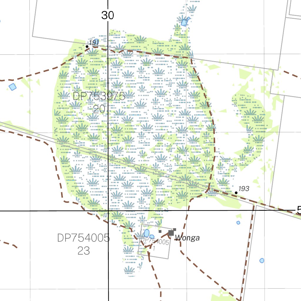 Tottenham 8333-N Map by NSW Government Spatial Services | Avenza Maps
