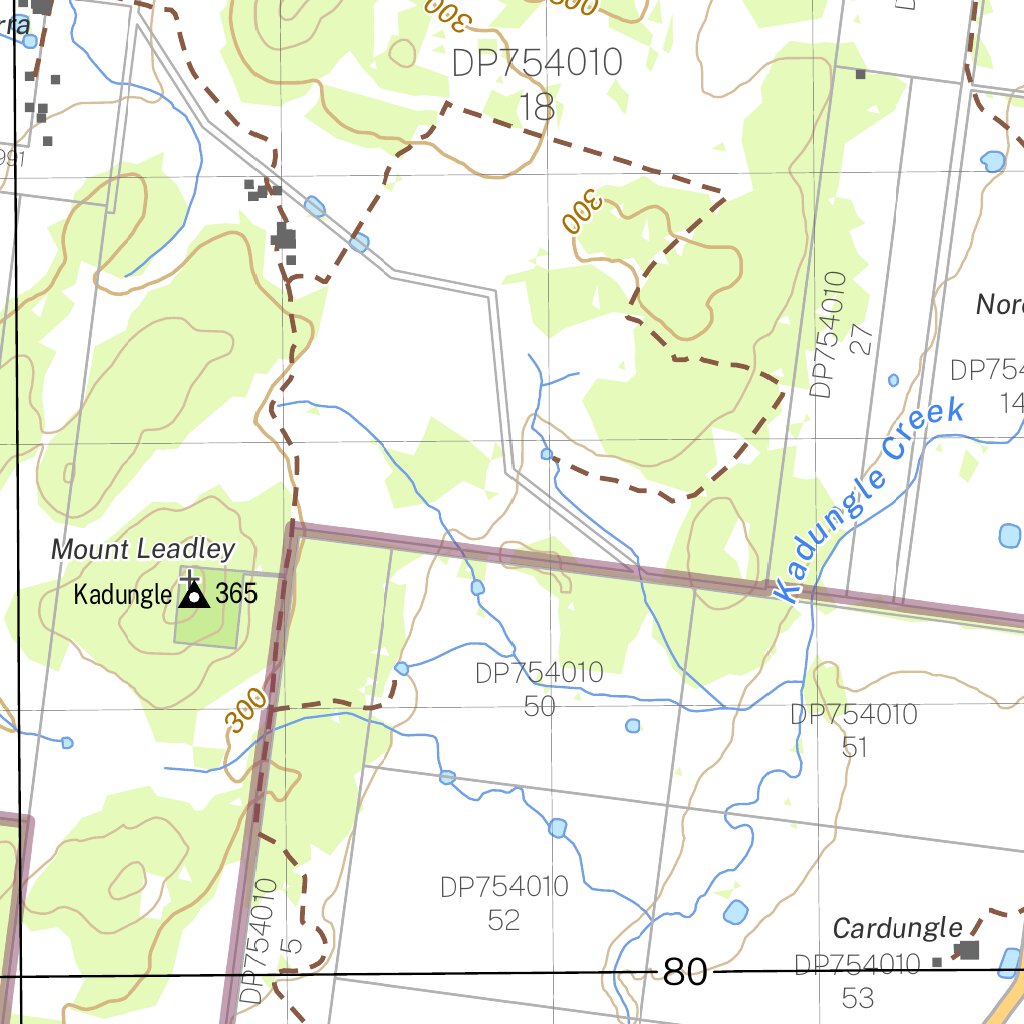 Tullamore 8432-N Map by NSW Government Spatial Services | Avenza Maps