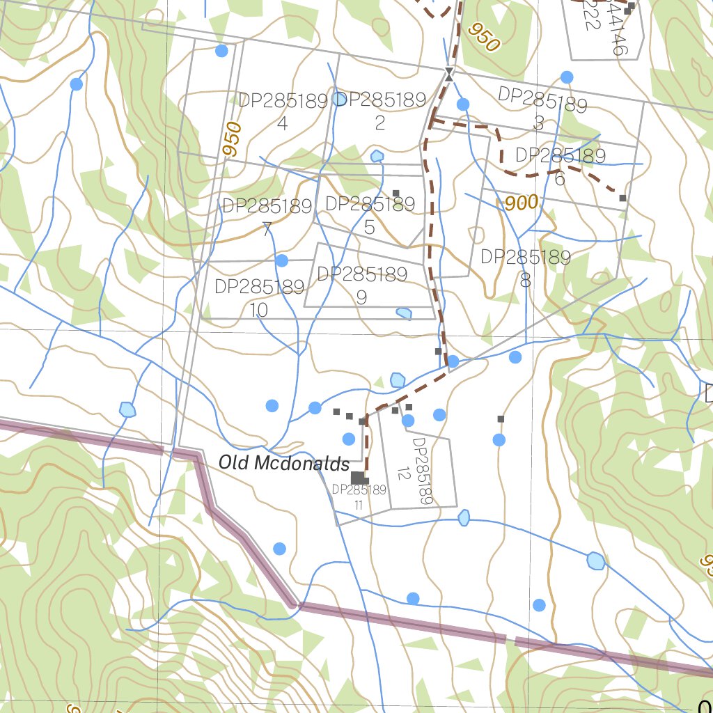 Uralla 9136-1S Map by NSW Government Spatial Services | Avenza Maps