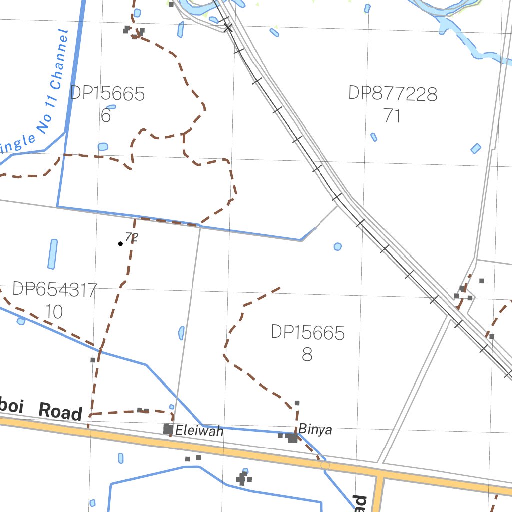 Wakool 7727-S Map by NSW Government Spatial Services | Avenza Maps