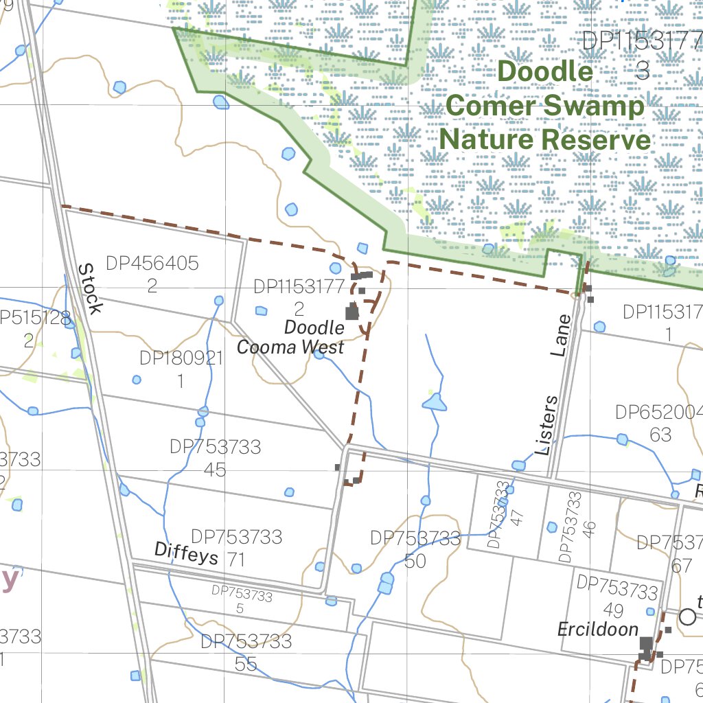 Walbundrie 8226-N Map by NSW Government Spatial Services | Avenza Maps