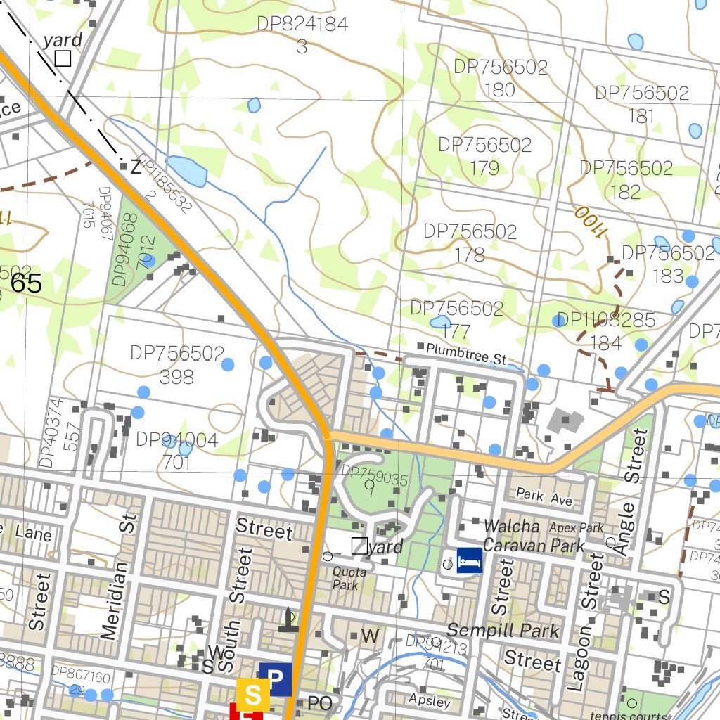 Walcha 9236-3S Map by NSW Government Spatial Services | Avenza Maps