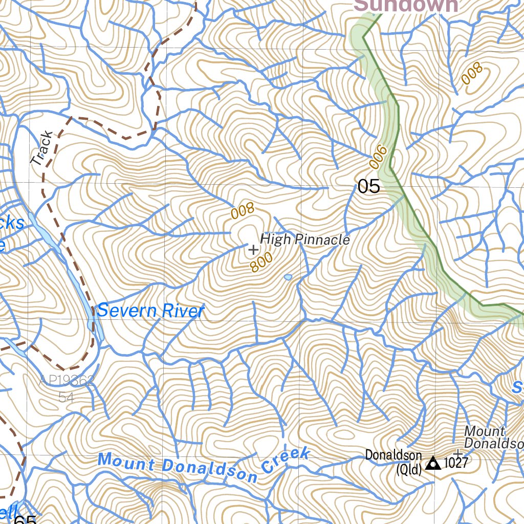 Wallangarra 9240-S Map by NSW Government Spatial Services | Avenza Maps