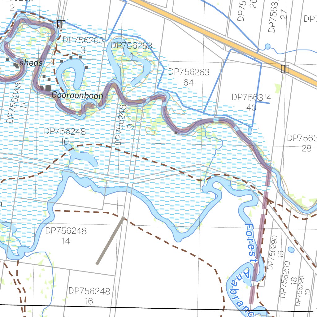 Wanganella 7827-N Map by NSW Government Spatial Services | Avenza Maps