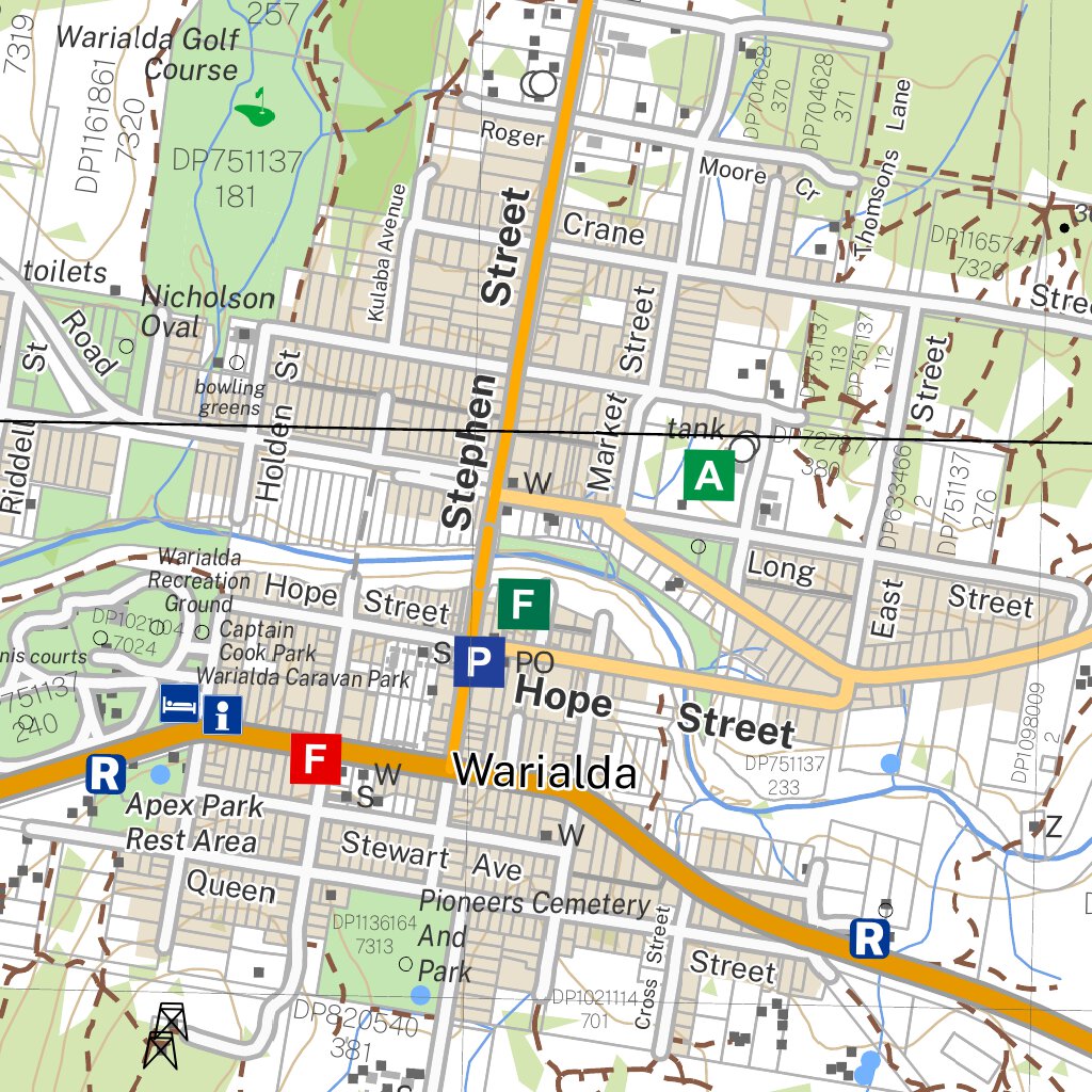 Warialda 9038-4N Map by NSW Government Spatial Services | Avenza Maps
