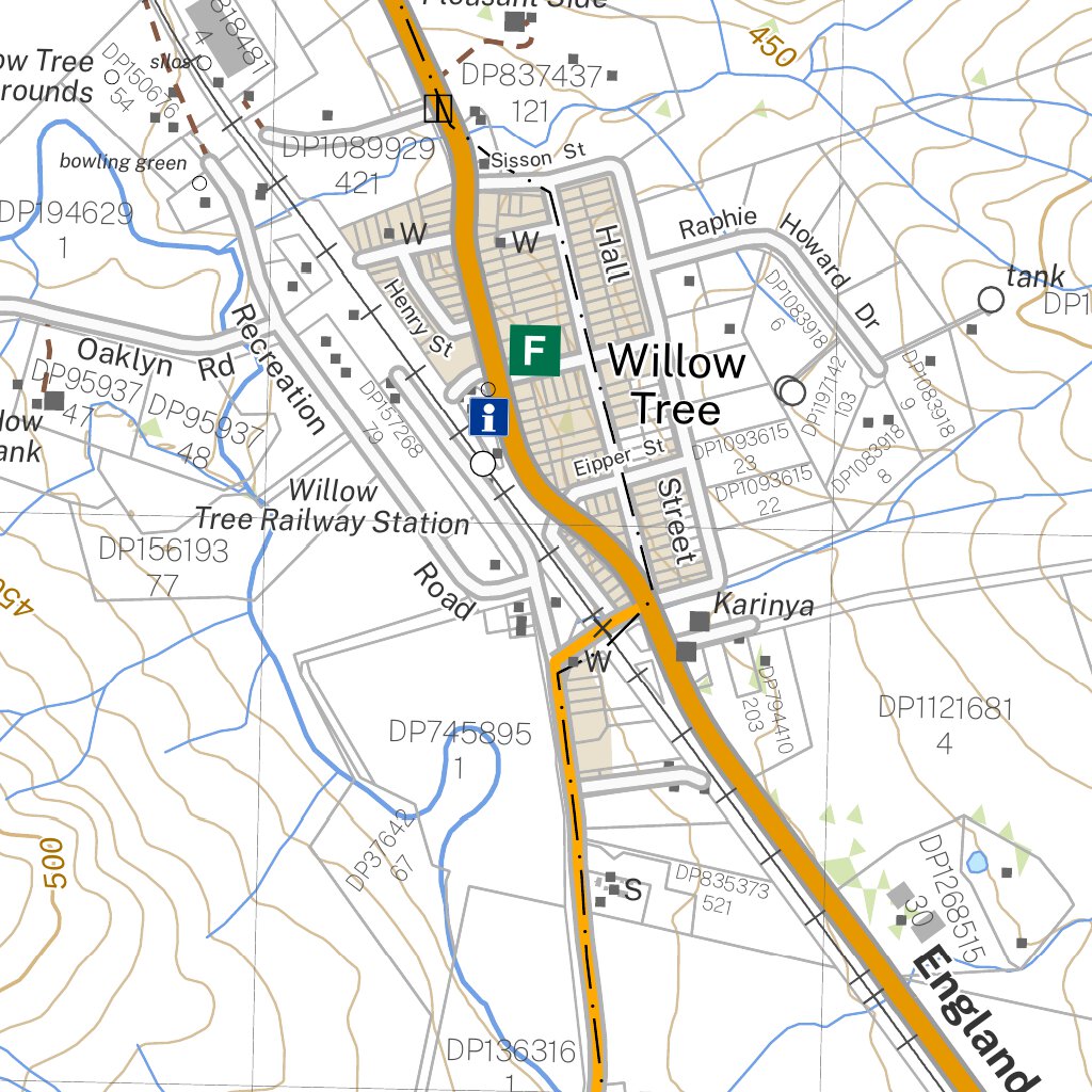 Warrah 9034-4S Map by NSW Government Spatial Services | Avenza Maps