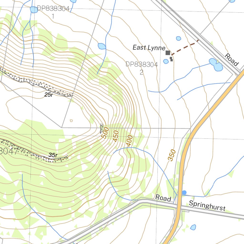 Watermark 8935-1S Map by NSW Government Spatial Services | Avenza Maps