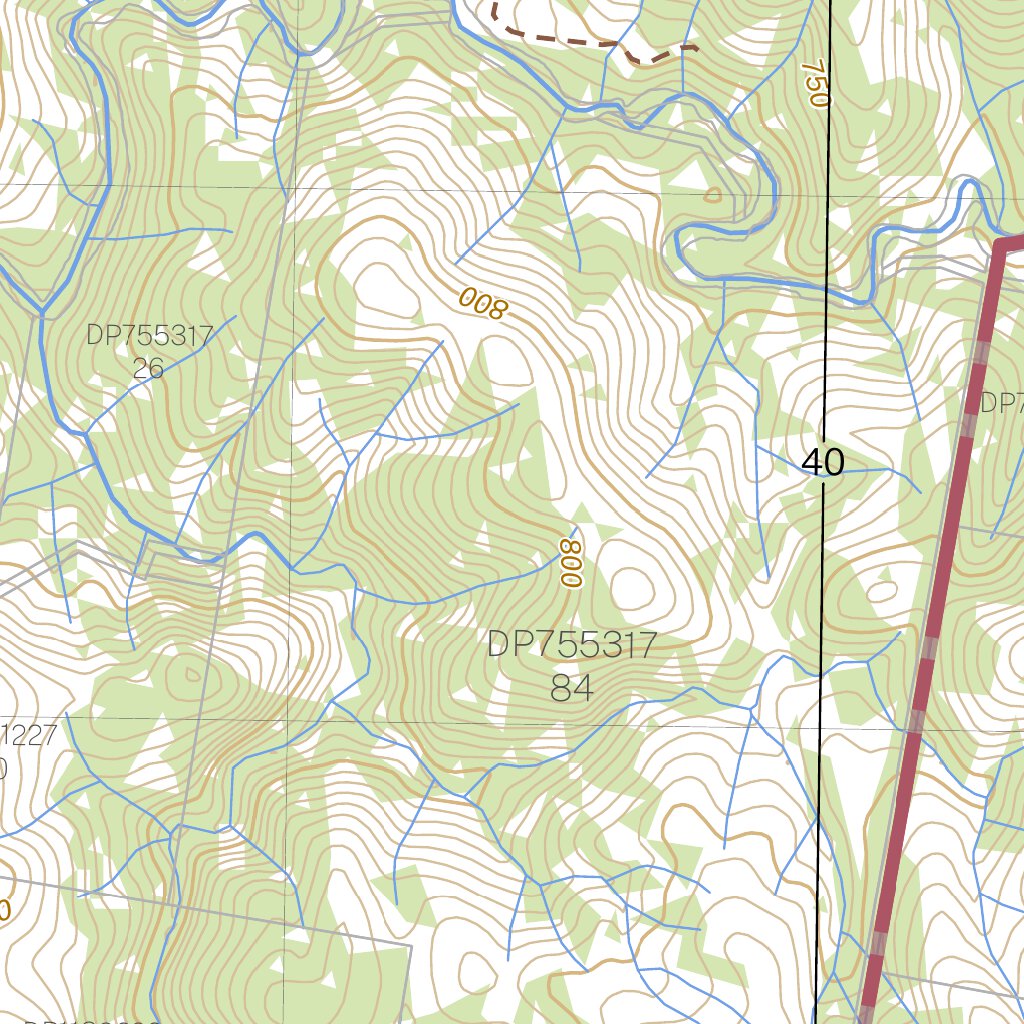 Weabonga 9135-1S Map by NSW Government Spatial Services | Avenza Maps