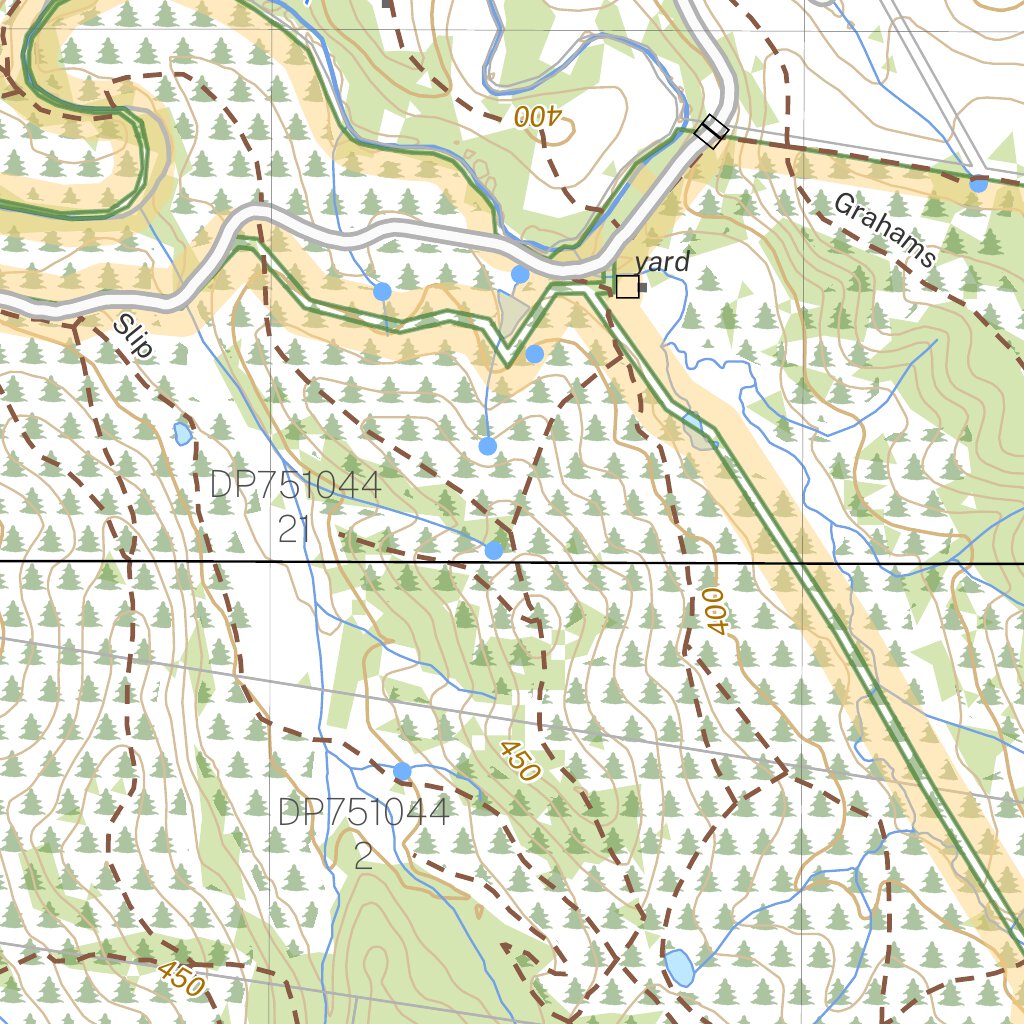 Woodenbong 9441-3S Map by NSW Government Spatial Services | Avenza Maps